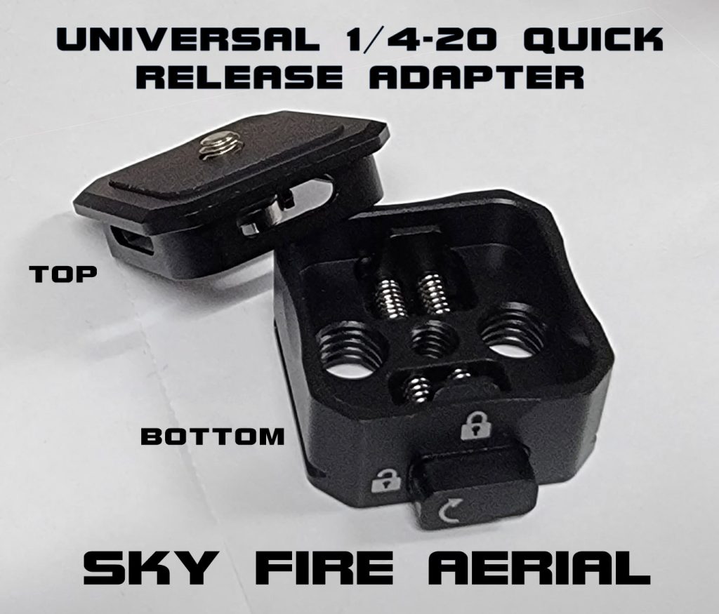 Universal Quick Release 1/4-20 Adapter - Sky Fire Aerial